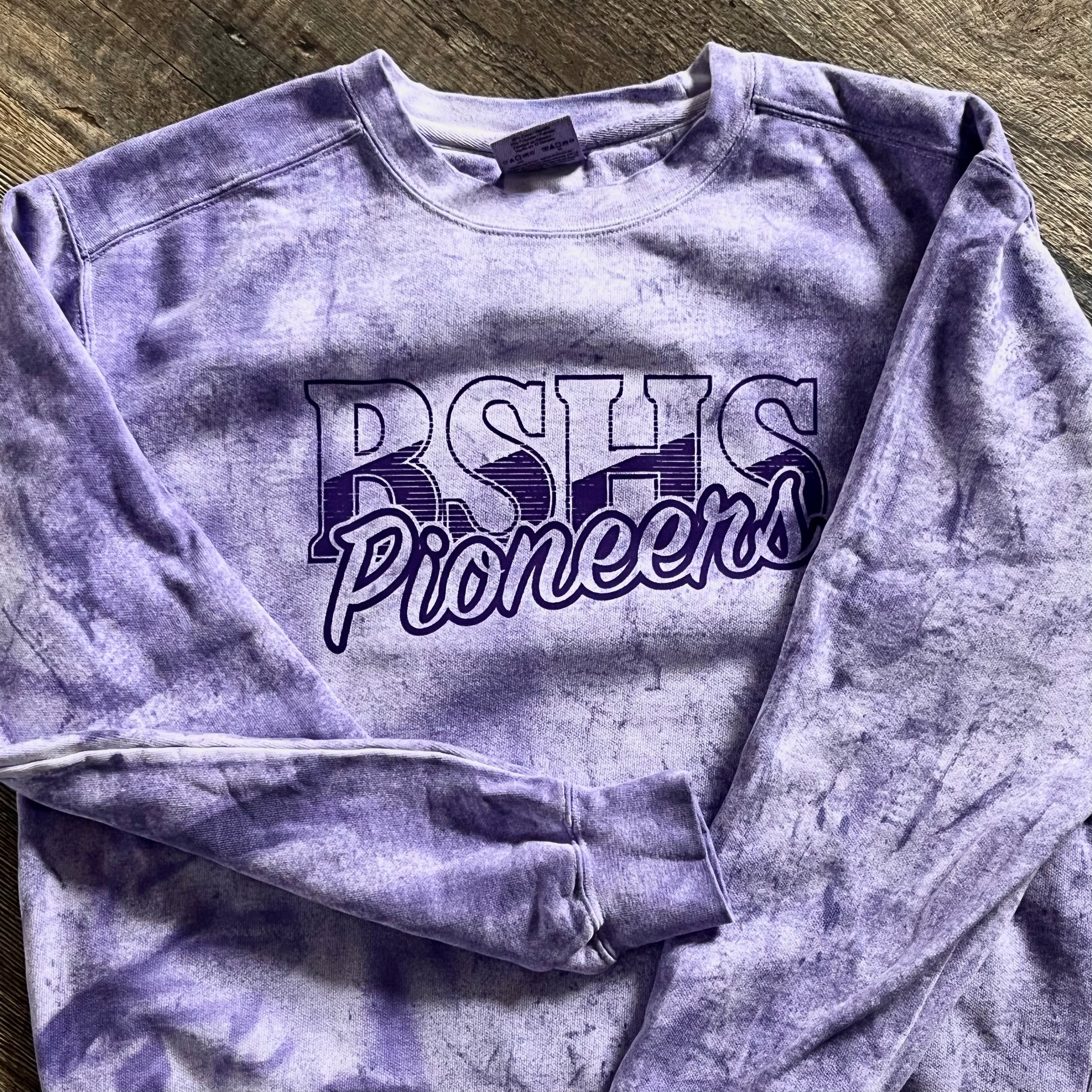 Big Sandy Pioneers Colorblast Crewneck Sweatshirt – Cows and Crayons