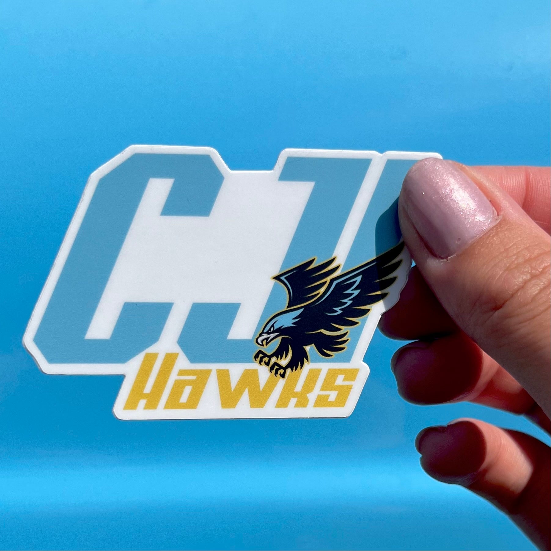 CJI Hawks Sticker – Cows and Crayons