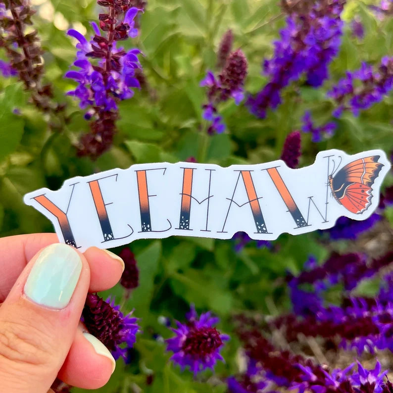 Traditional Tattoo Yeehaw Monarch Butterfly Sticker – Cows and Crayons