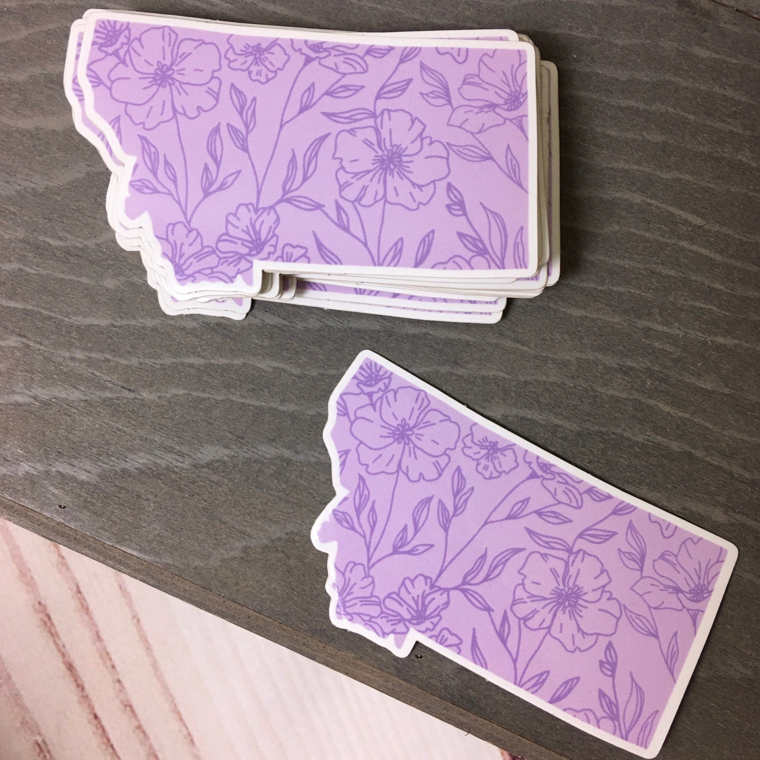 Montana Wildflowers Sticker – Cows and Crayons